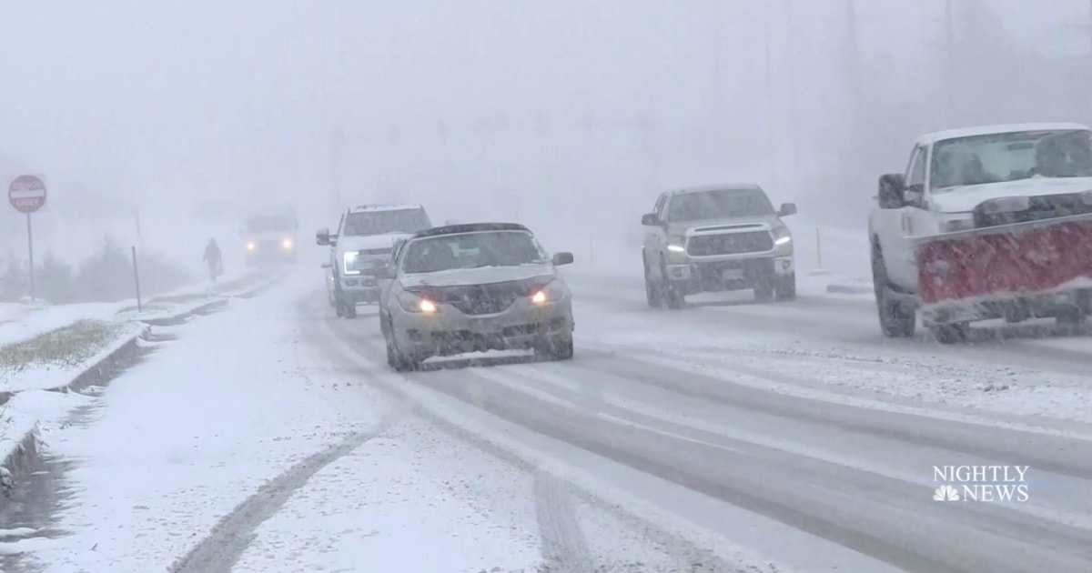 Record-breaking cold blast grips over 200 million across the country