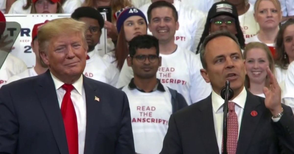 Why the Kentucky governor election may say a lot about Trump