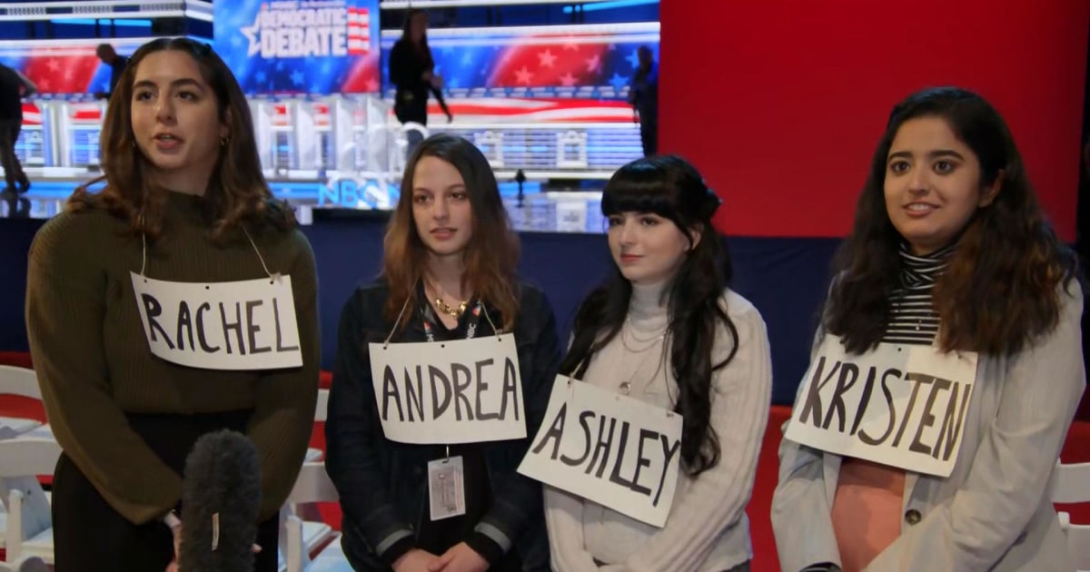 Meet the students standing in during debate prep