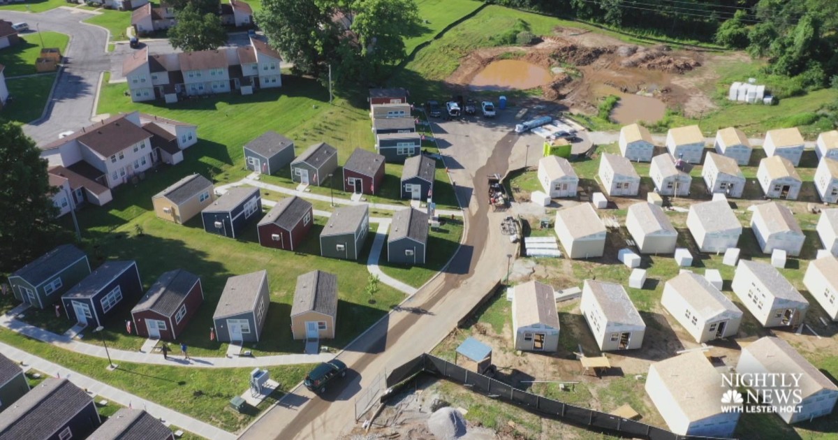 How this organization uses tiny houses to help homeless veterans (Part 1)