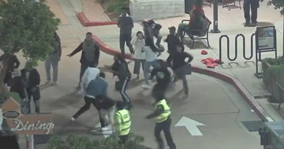 Surveillance video shows teen fight that leaves off-duty officer ...