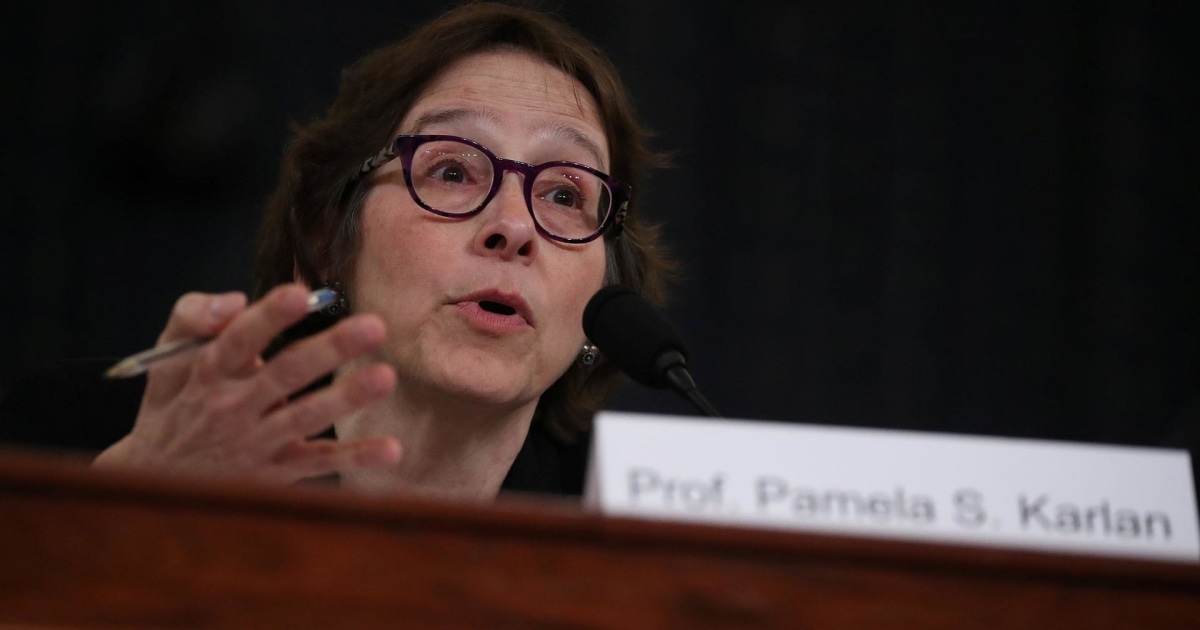 Karlan compares Trump's conduct to that of a king