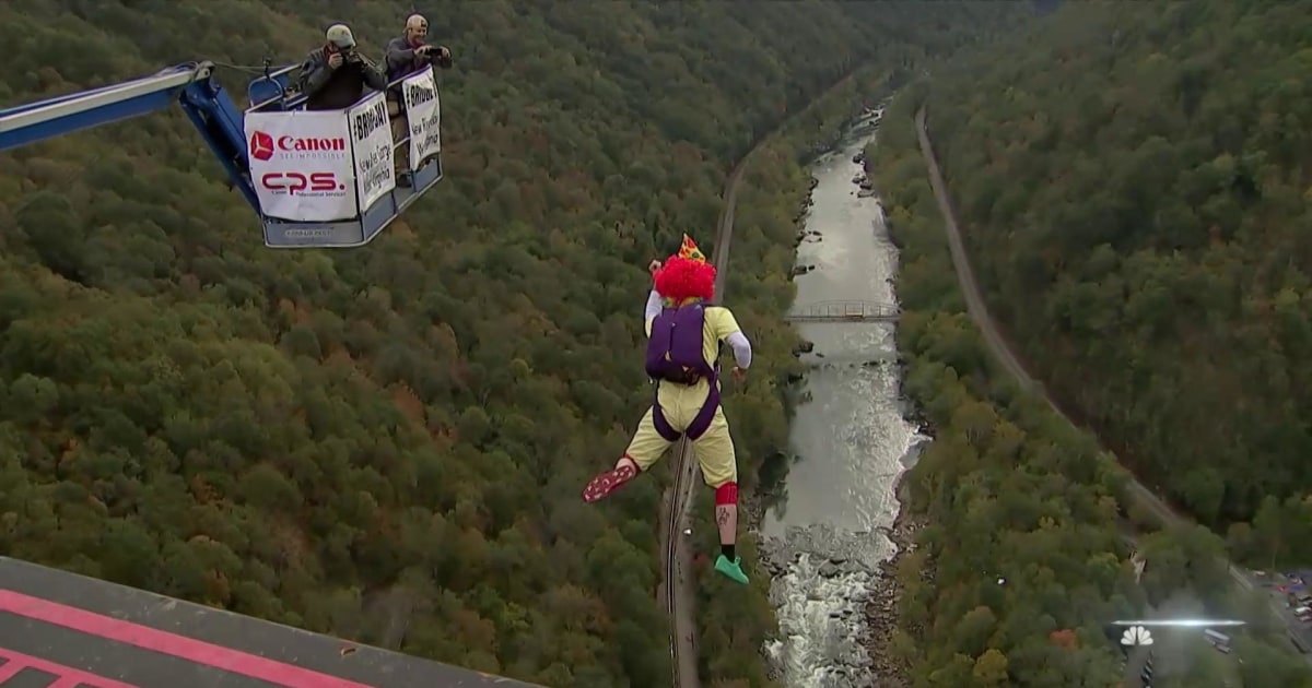 Daredevils jump 800+ feet on West Virginia ‘holiday’