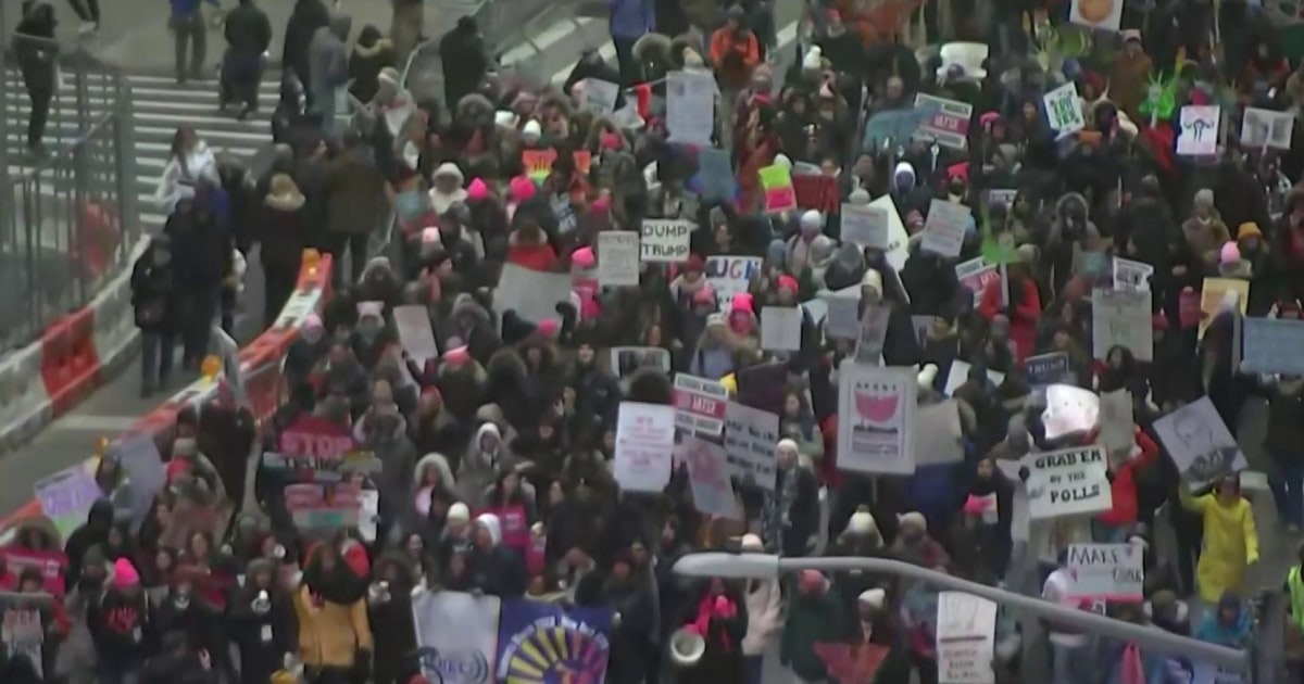 Women’s Marches take place across U.S. as 2020 Democratic race heats up