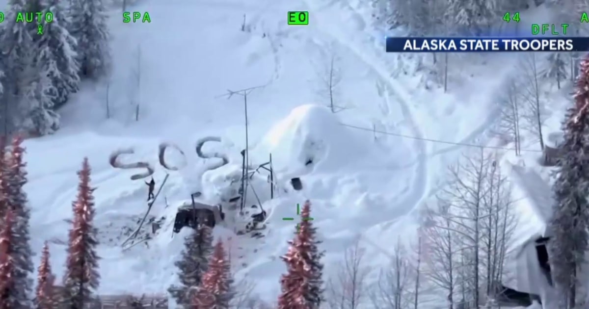 Alaska man rescued after more than 20 days stranded in the wilderness