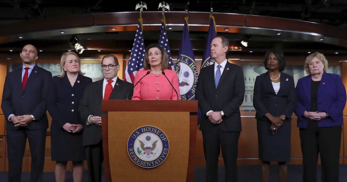 Who are the impeachment managers that will prosecute case against Trump?