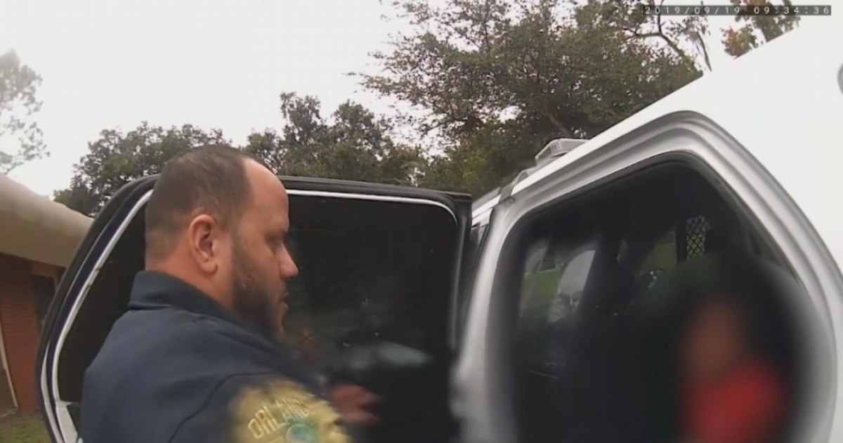 Body camera video shows Florida police officer arresting sobbing 6-year-old
