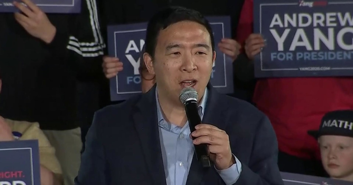 Yang vows to push forward after Iowa caucus