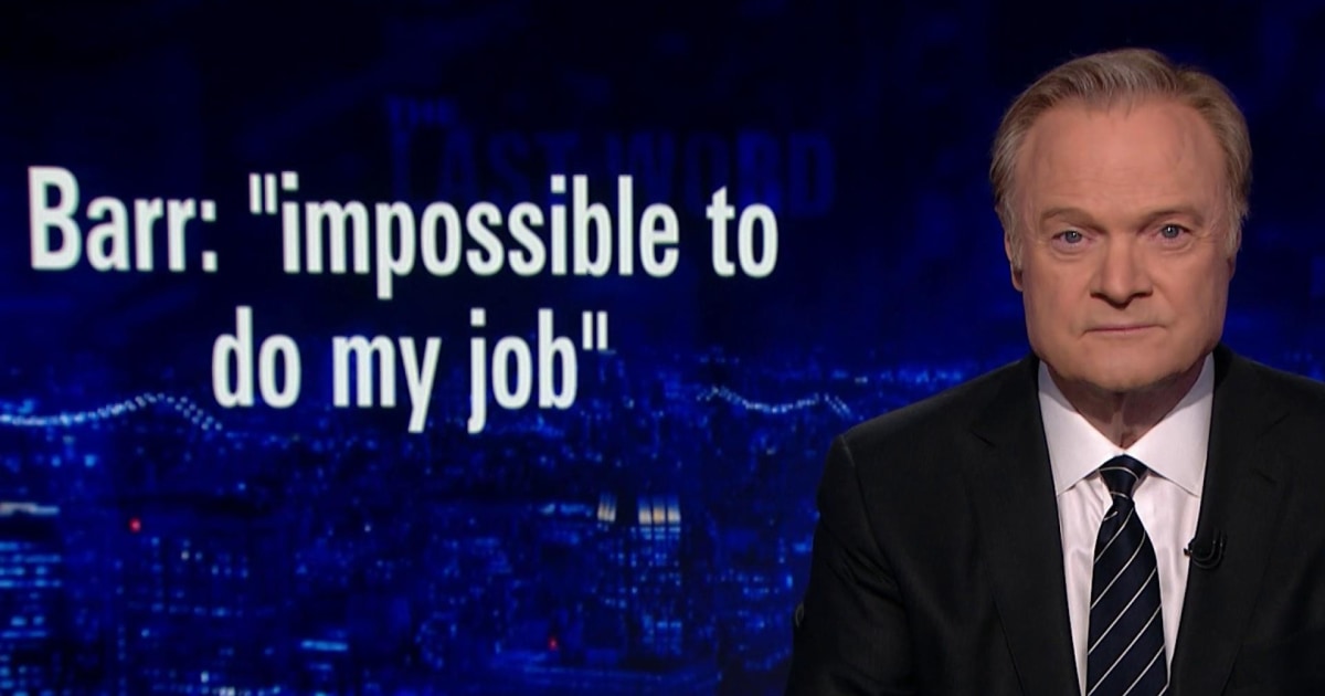 Lawrence: Barr will have trouble explaining himself before Congress