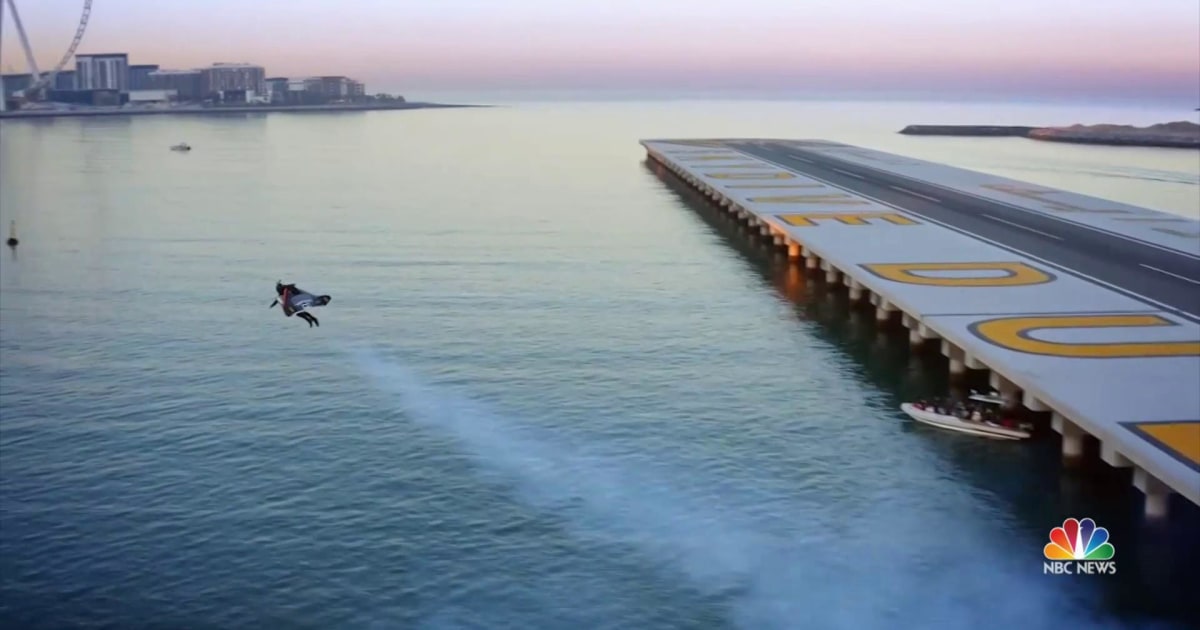 Rocket pack shoots man up nearly a mile high in first vertical takeoff ...