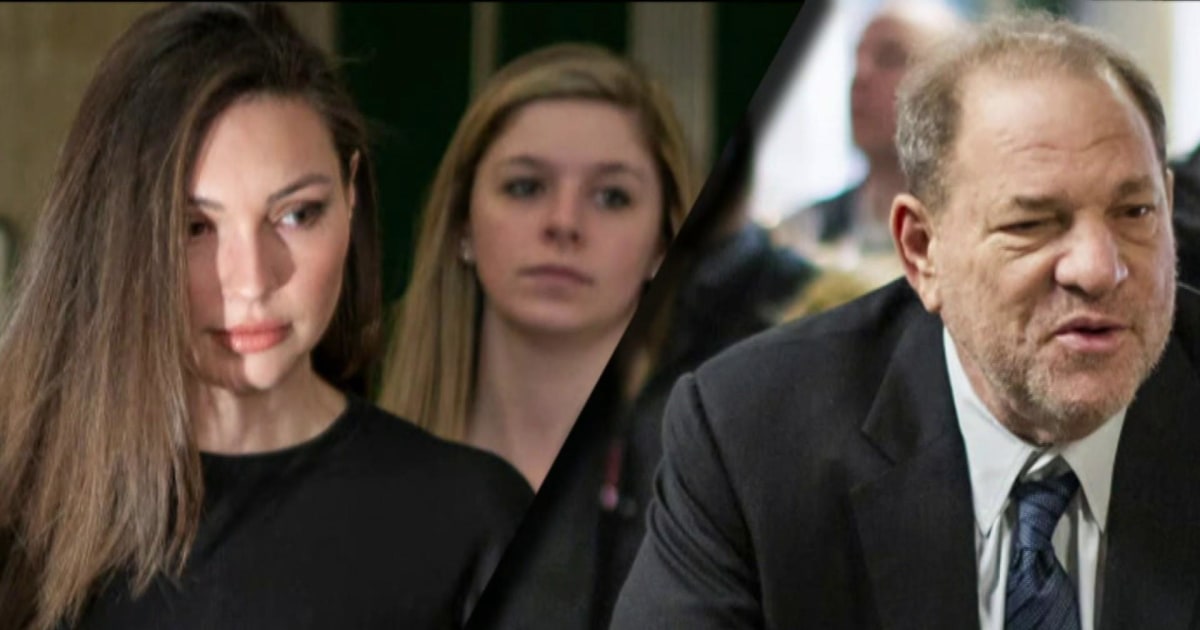 Weinstein accuser breaks down in tears while being questioned by the ...