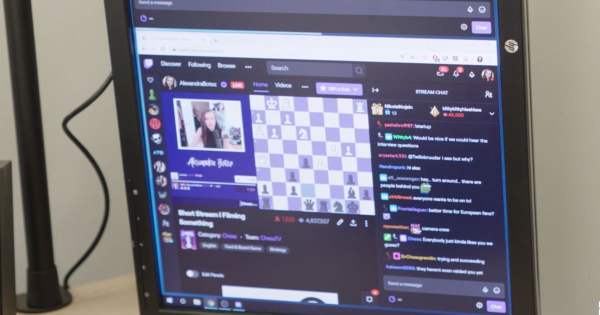 Chess is being revived by online players and esport streamers