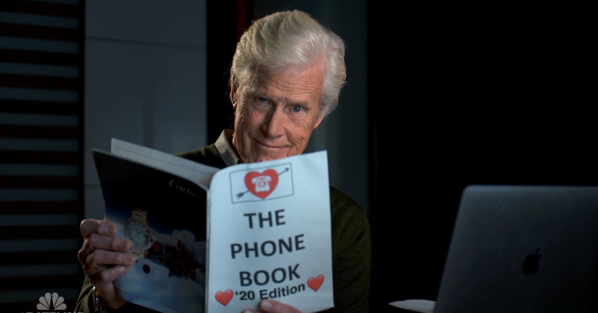Keith Morrison reads the ‘20 phone book