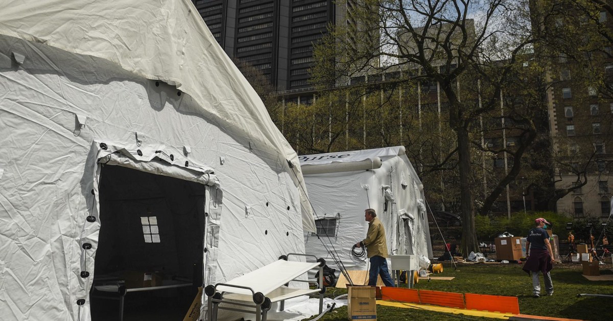 Inside Central Park’s emergency field hospital