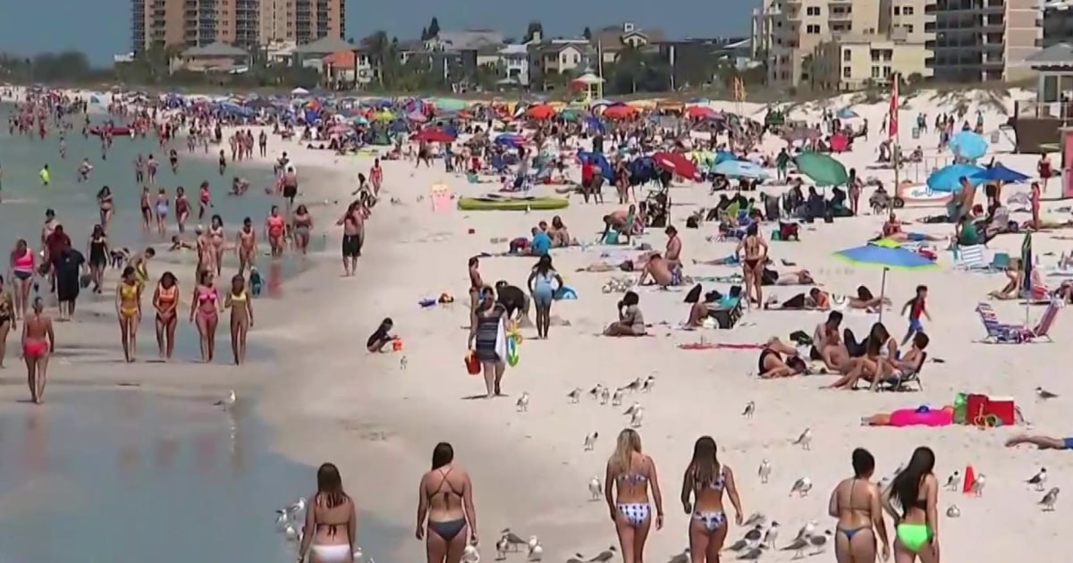 Florida beaches still packed during coronavirus crisis
