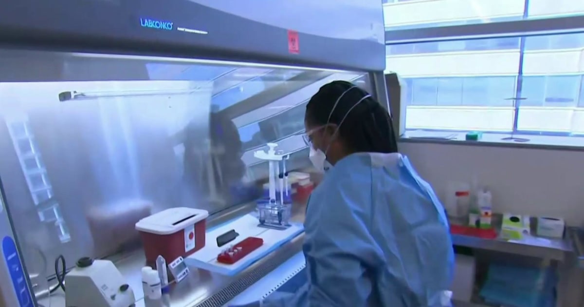 Inside a public health lab as need for coronavirus test kits grows