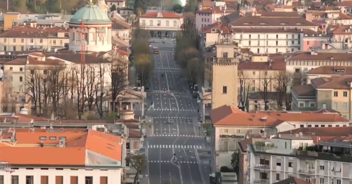 Inside an Italian city on total lockdown