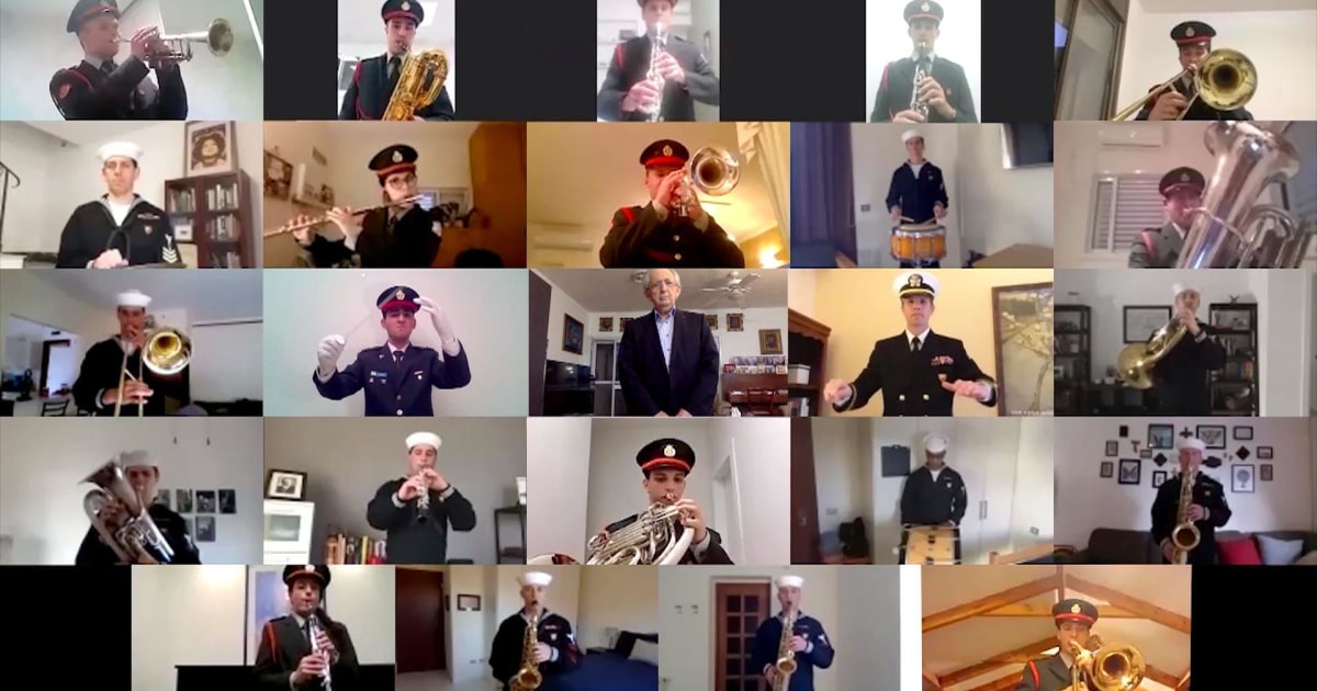 Holocaust survivor honored with anthem played by band separated by ...