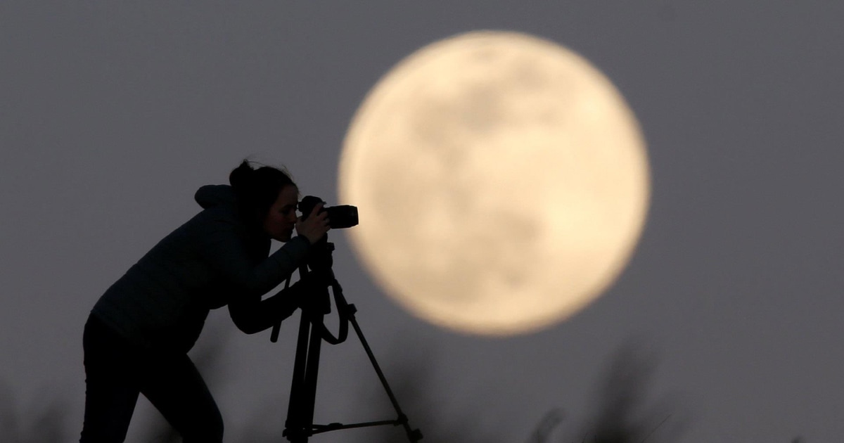 Watch: Largest supermoon of 2020 radiates in the night sky