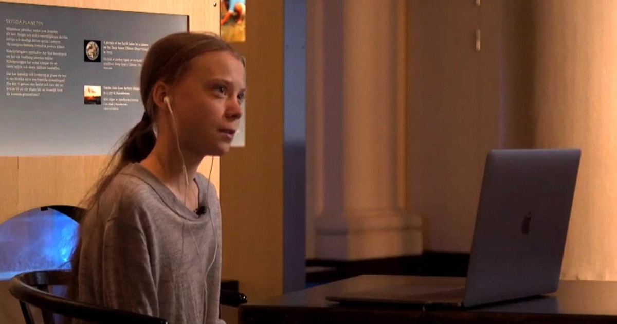 Greta Thunberg marks Earth Day by referencing coronavirus pandemic