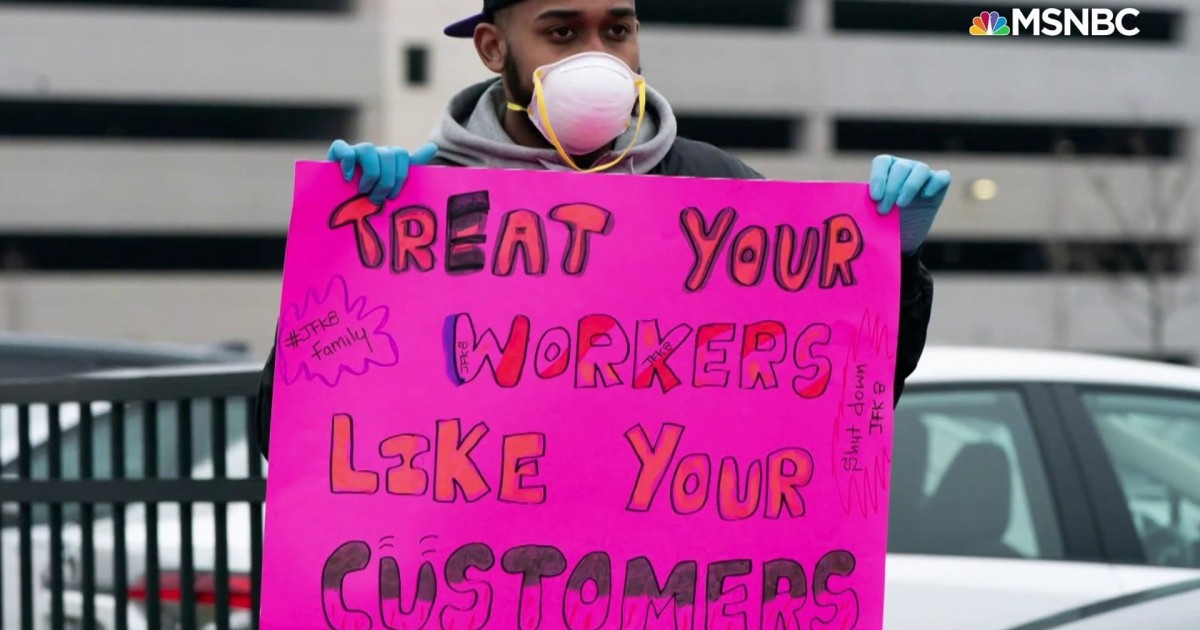 'The policy is very flawed': Amazon worker leads protest against ...