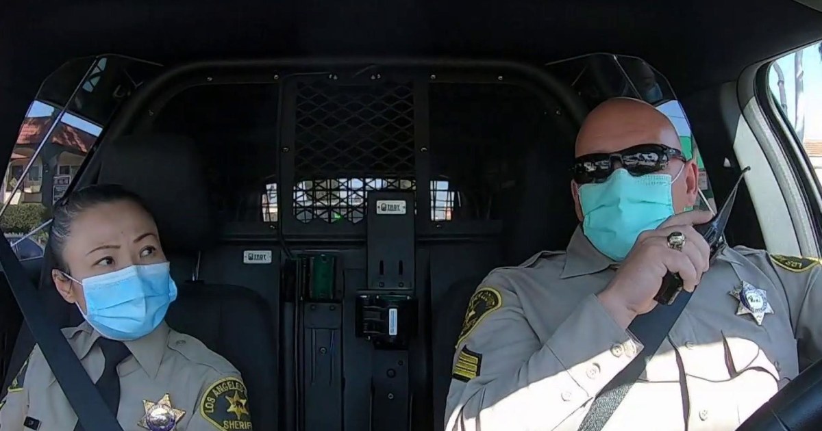 L.A. County sheriff’s department enforces social distancing policies