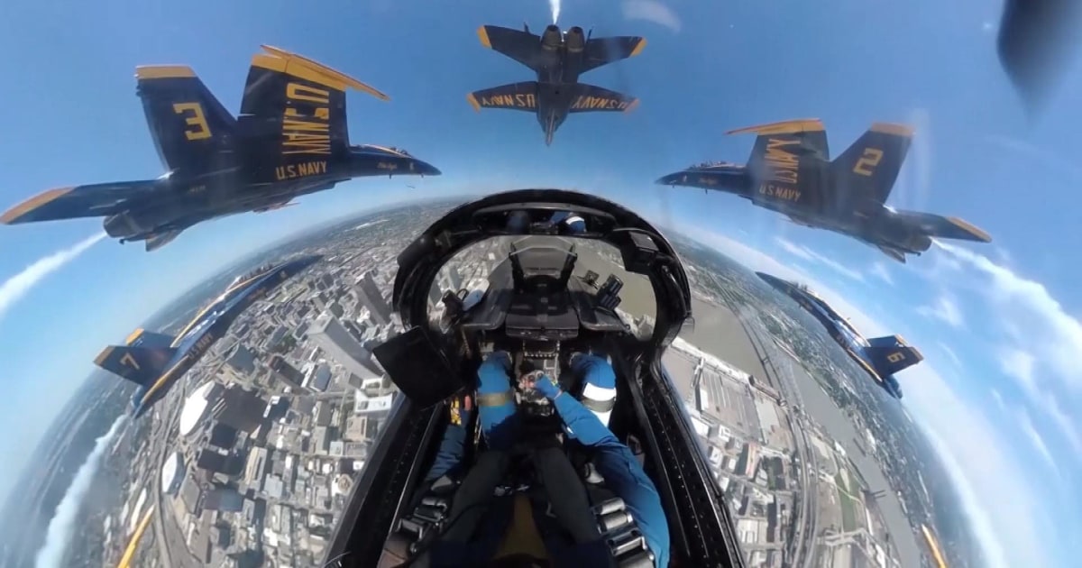 Blue Angels flyover honors COVID-19 frontline workers of New Orleans