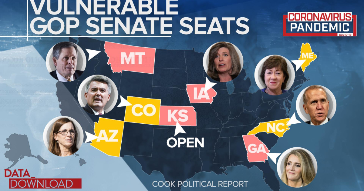 Senate map shifts to Democrats over pandemic response