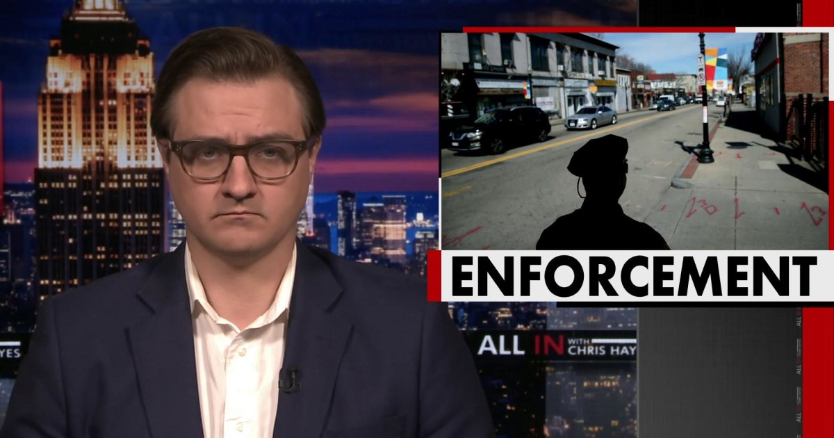 Chris Hayes on ‘disproportionate’ enforcement of coronavirus lockdown