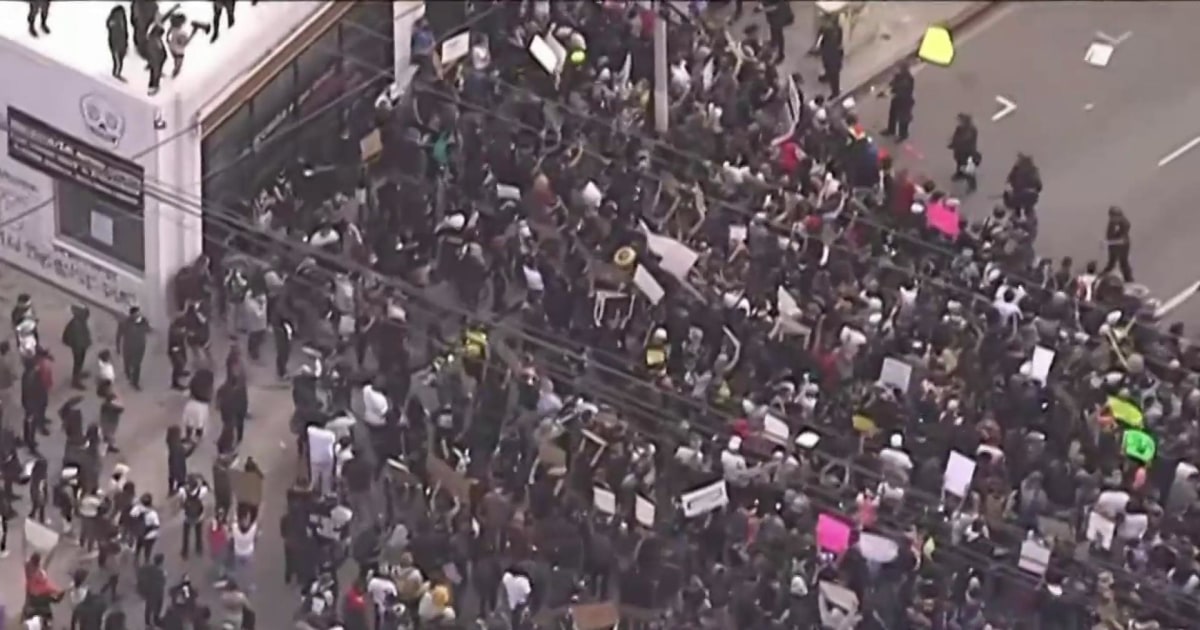 Protests leave little space for social distancing as coronavirus rages on