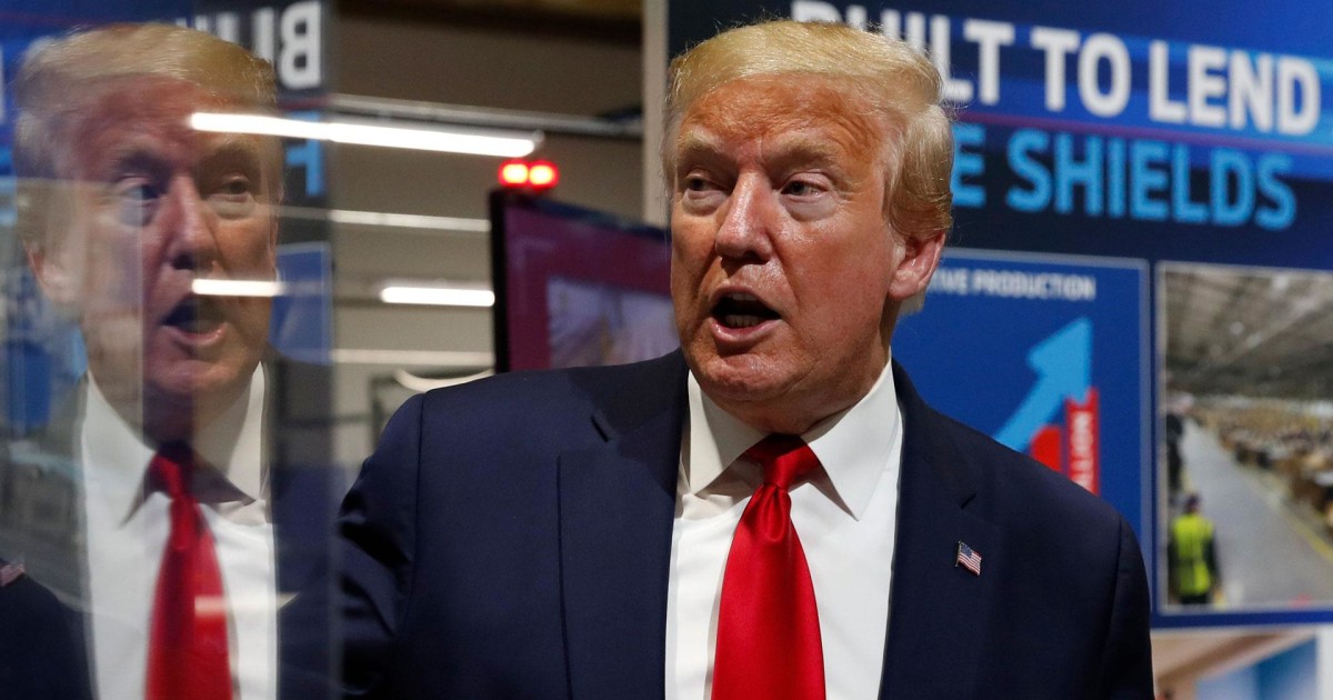 Trump claims he wore face mask while touring Michigan Ford factory