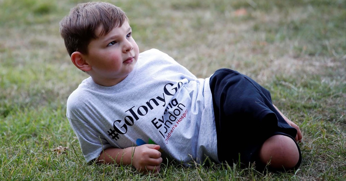 Inspired by Captain Tom, 5-year-old double amputee raises over $1 million