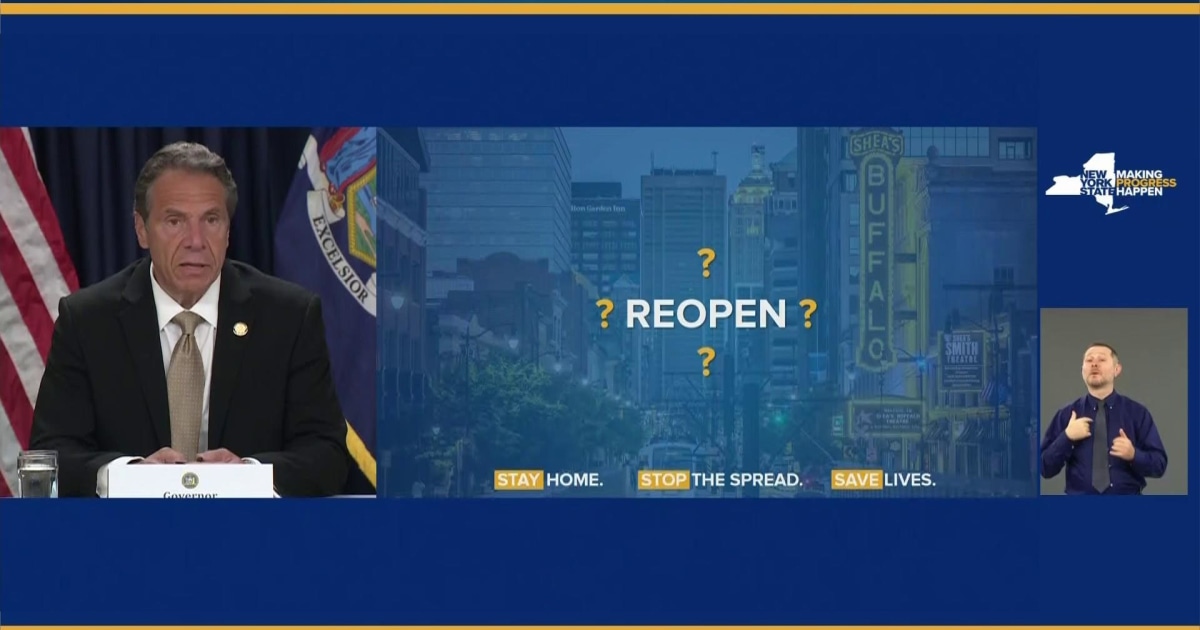 Gov. Cuomo announces western New York will move to Phase 2 reopening