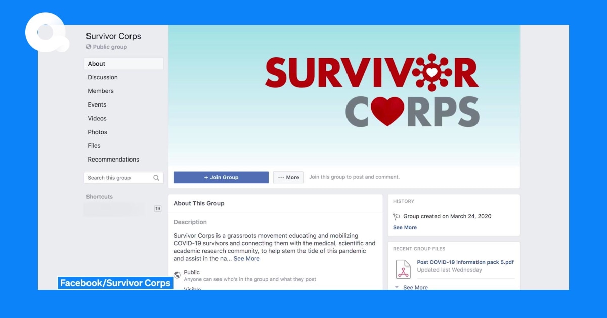 How coronavirus support groups are helping patients heal together