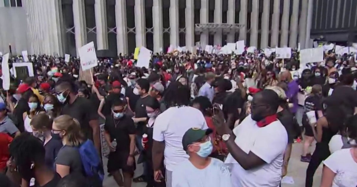 Protesters march in Houston, paying hometown tribute to George Floyd