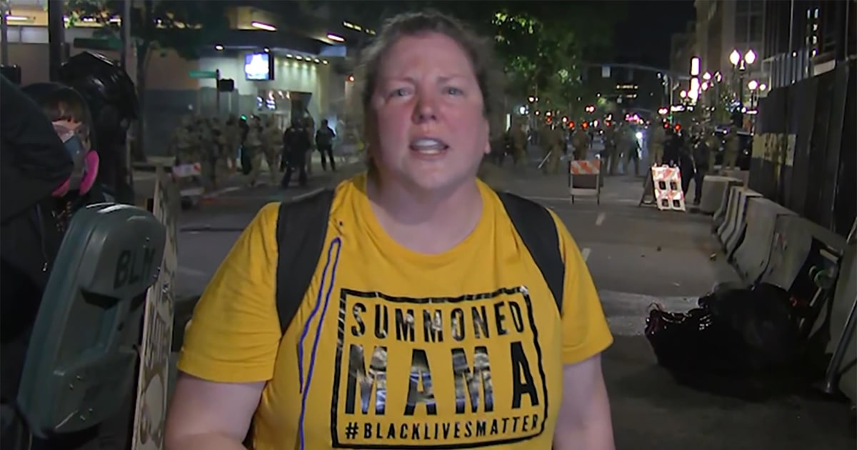 Watch as Portland mother passionately explains why she is protesting ...