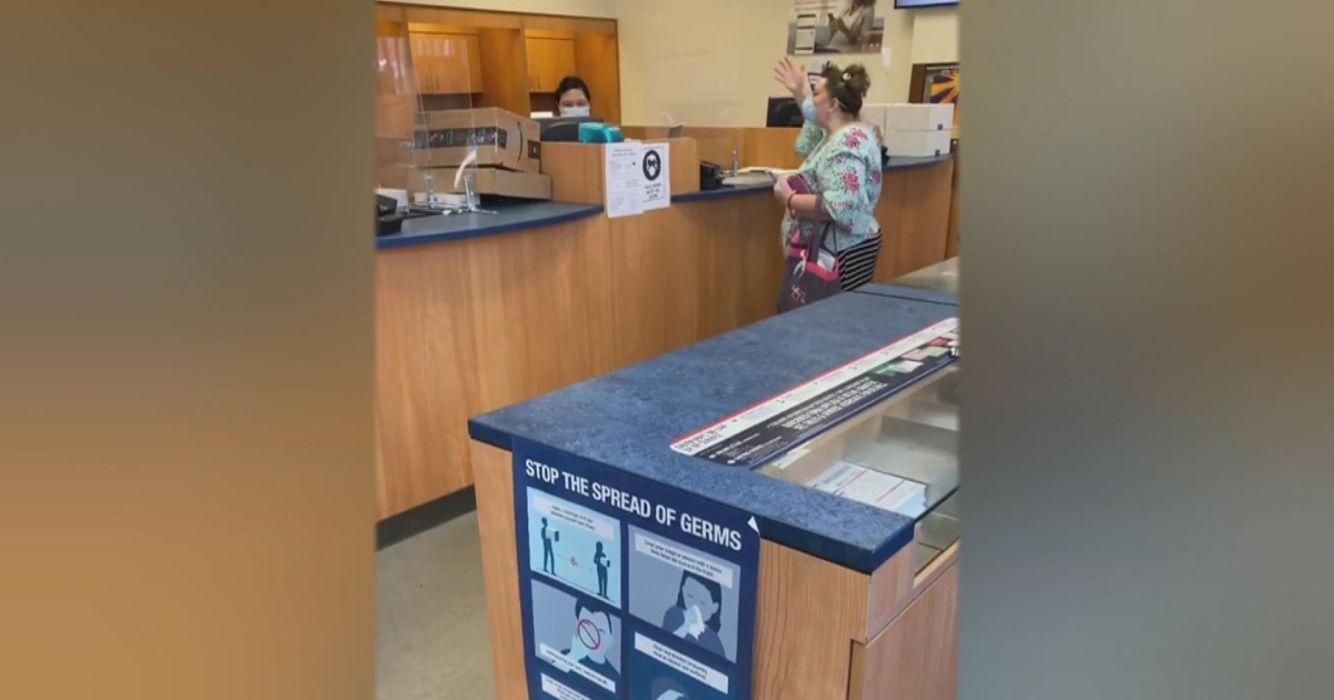 Video appears to show woman using racial slurs against Asian postal worker