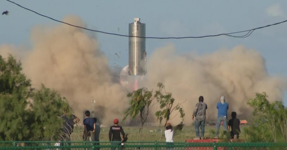 SpaceX completes hop test for Starship spacecraft prototype for Mars flight