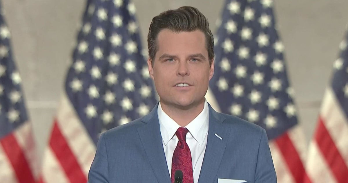 Watch Matt Gaetz's full speech at the 2020 RNC
