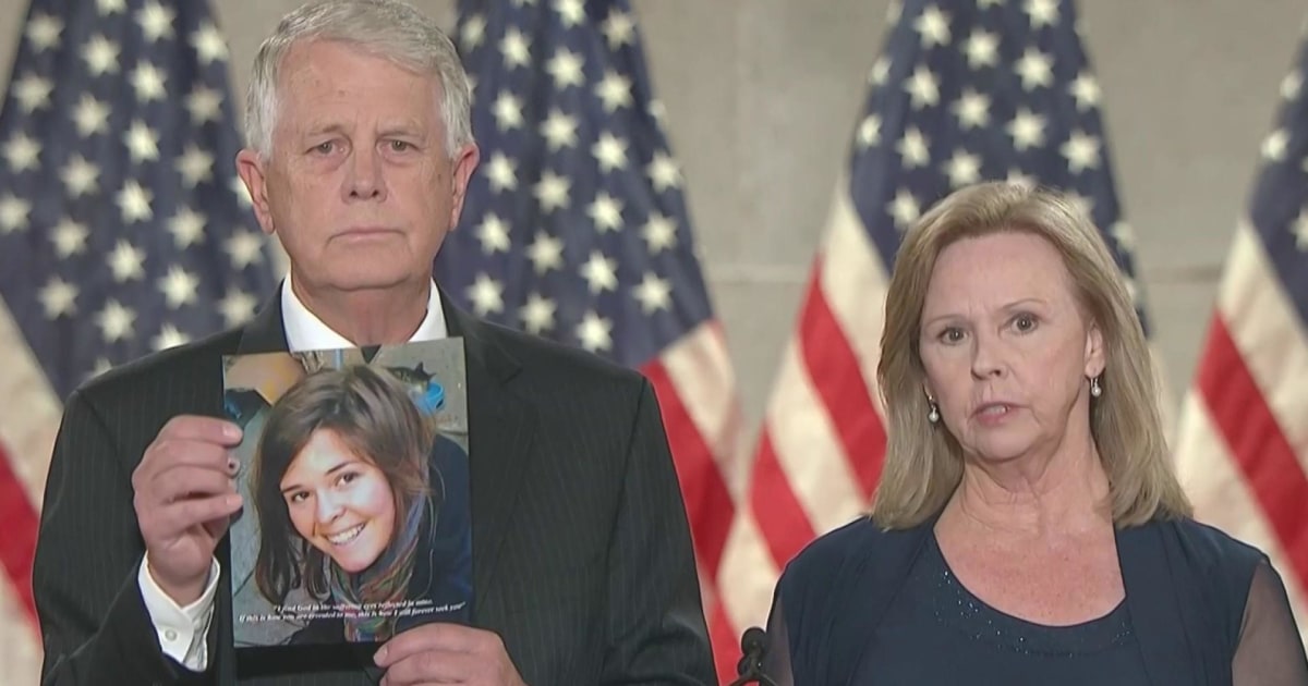 Parents of ISIS hostage Kayla Mueller share her story at 2020 RNC