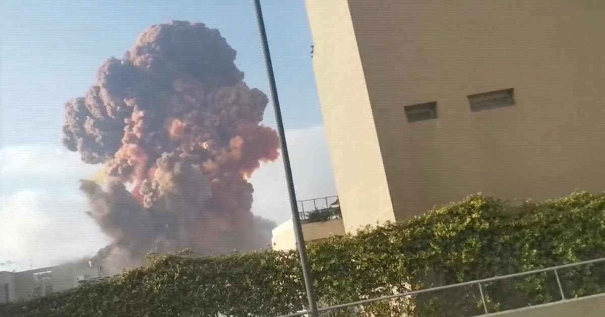 Videos show shocking moment of Beirut, Lebanon, explosion