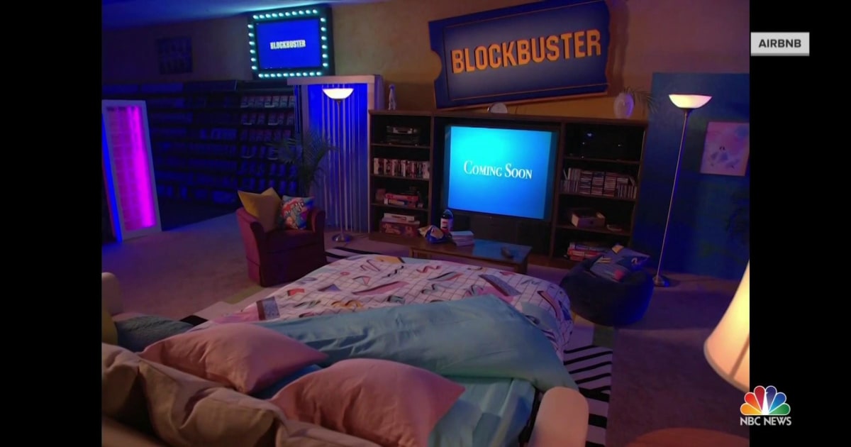 Movie lovers can rent an overnight stay in the Blockbuster on Earth