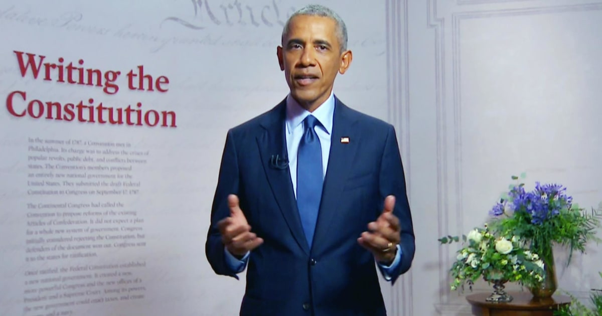 Watch Barack Obama’s full speech at the 2020 DNC