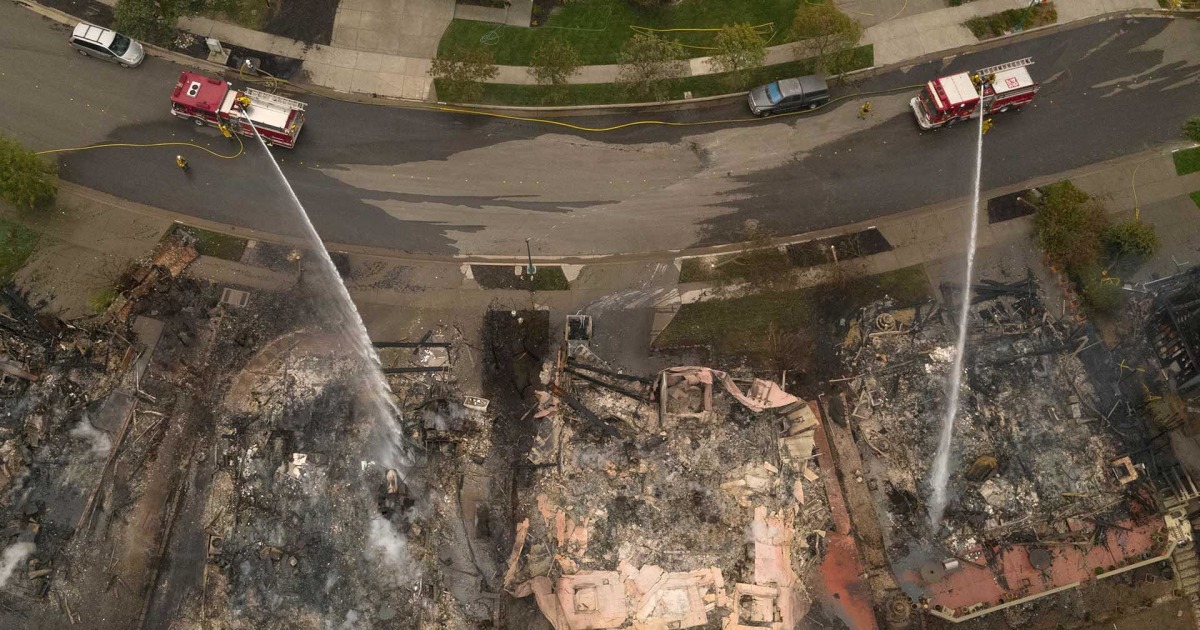 Drone video reveals Glass Fire devastation in Northern California