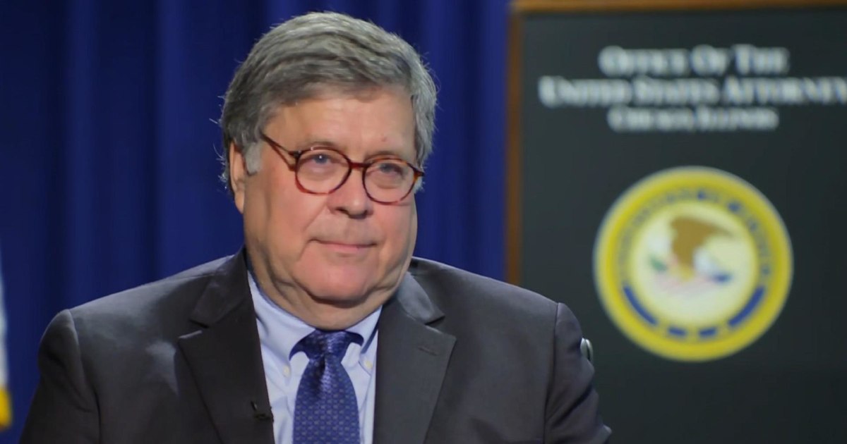 Watch full A.G. William Barr interview