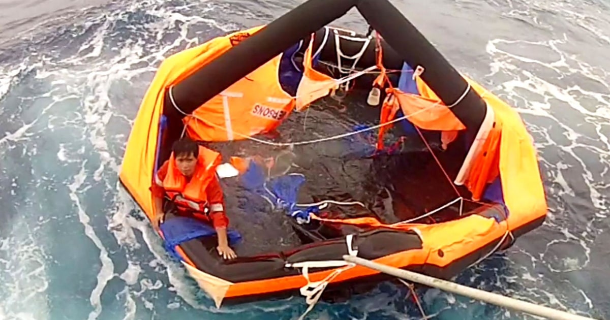 Survivor from capsized ship rescued after two days at sea