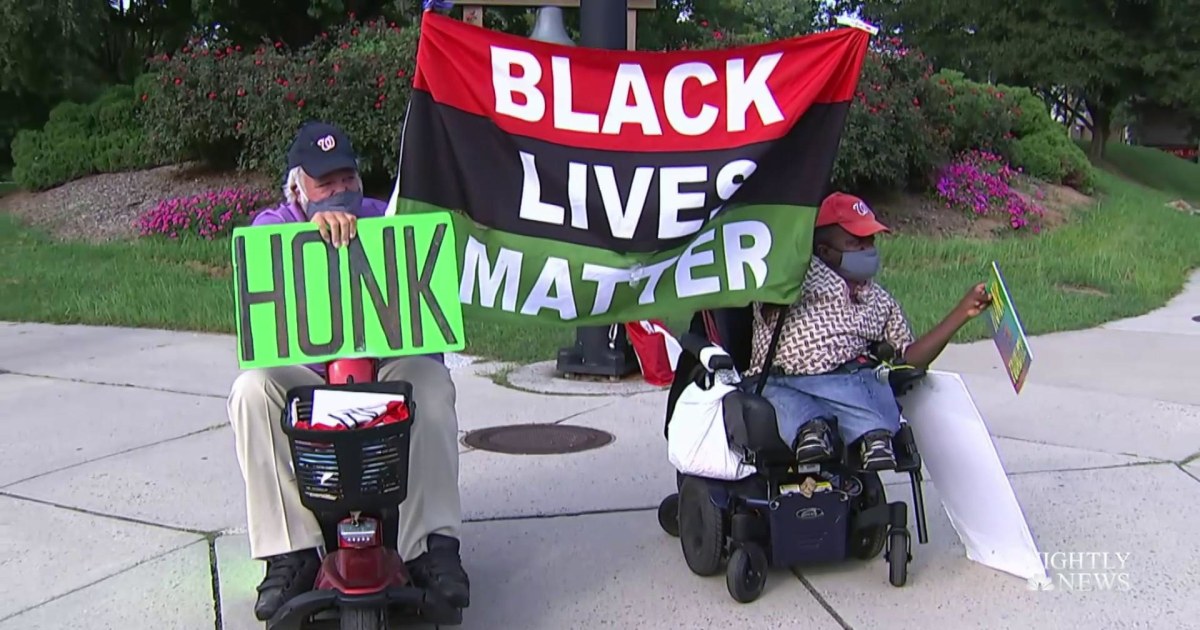 A father and son’s powerful protest against racial inequality