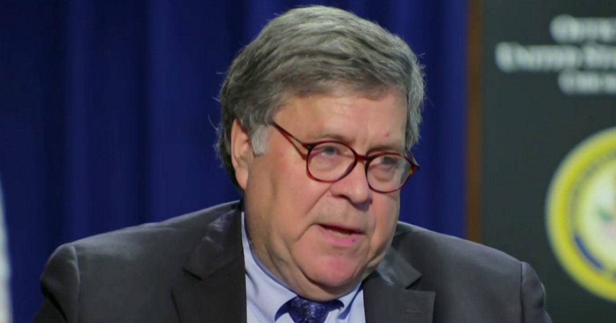 Attorney General Barr defends DOJ’s move to represent Trump in ...