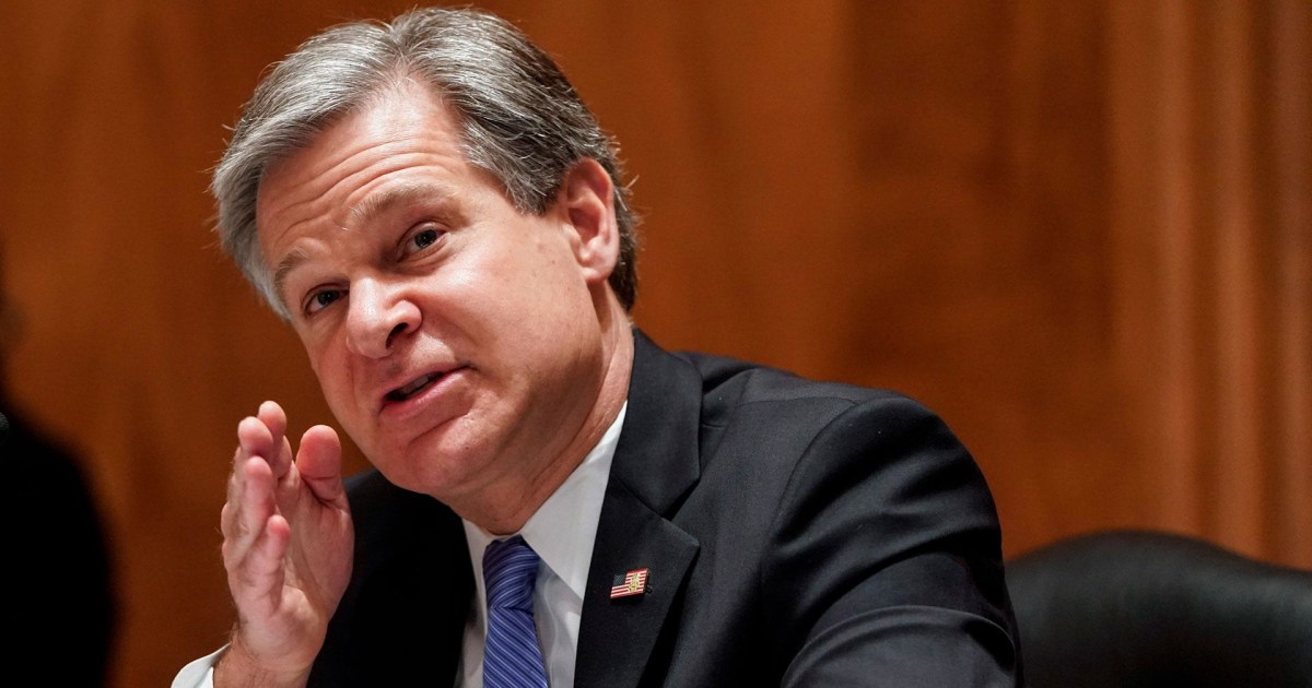 Wray: FBI has not seen any kind of coordinated national voter fraud in ...