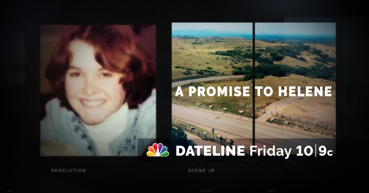DATELINE FRIDAY SNEAK PEEK: A Promise to Helene